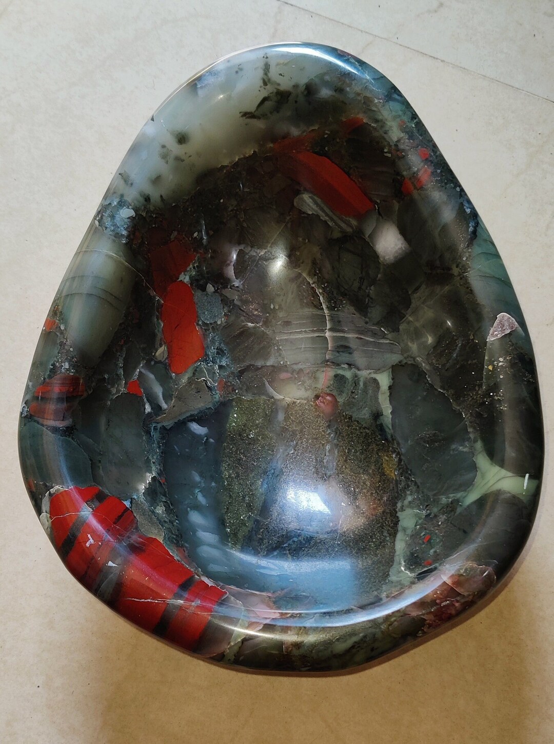 Blood Stone Huge Bowl | African Blood Stone | Crystal Bowls | Crystals ...