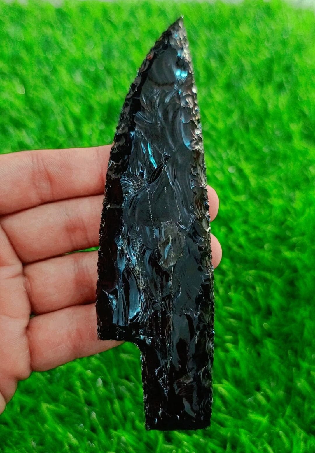 Natural Black Obsidian Athame, Obsidian Knife, Handmade Knife Gemstone ...
