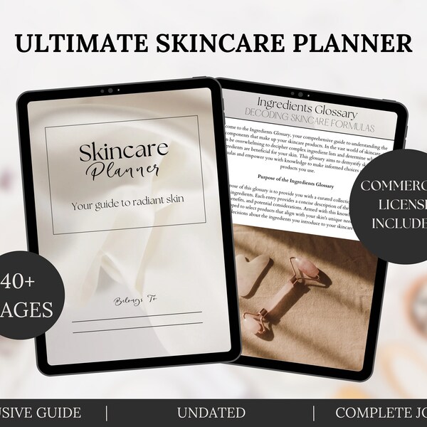 Skincare Journal - Etsy