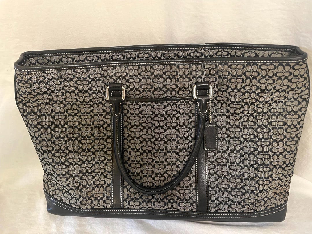 Vintage Coach Signature C Logo Tote Bag G-35-5257 - Etsy