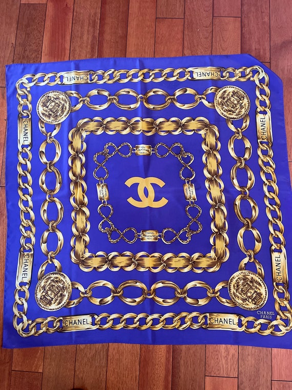 Chanel silk scarf coco - Gem
