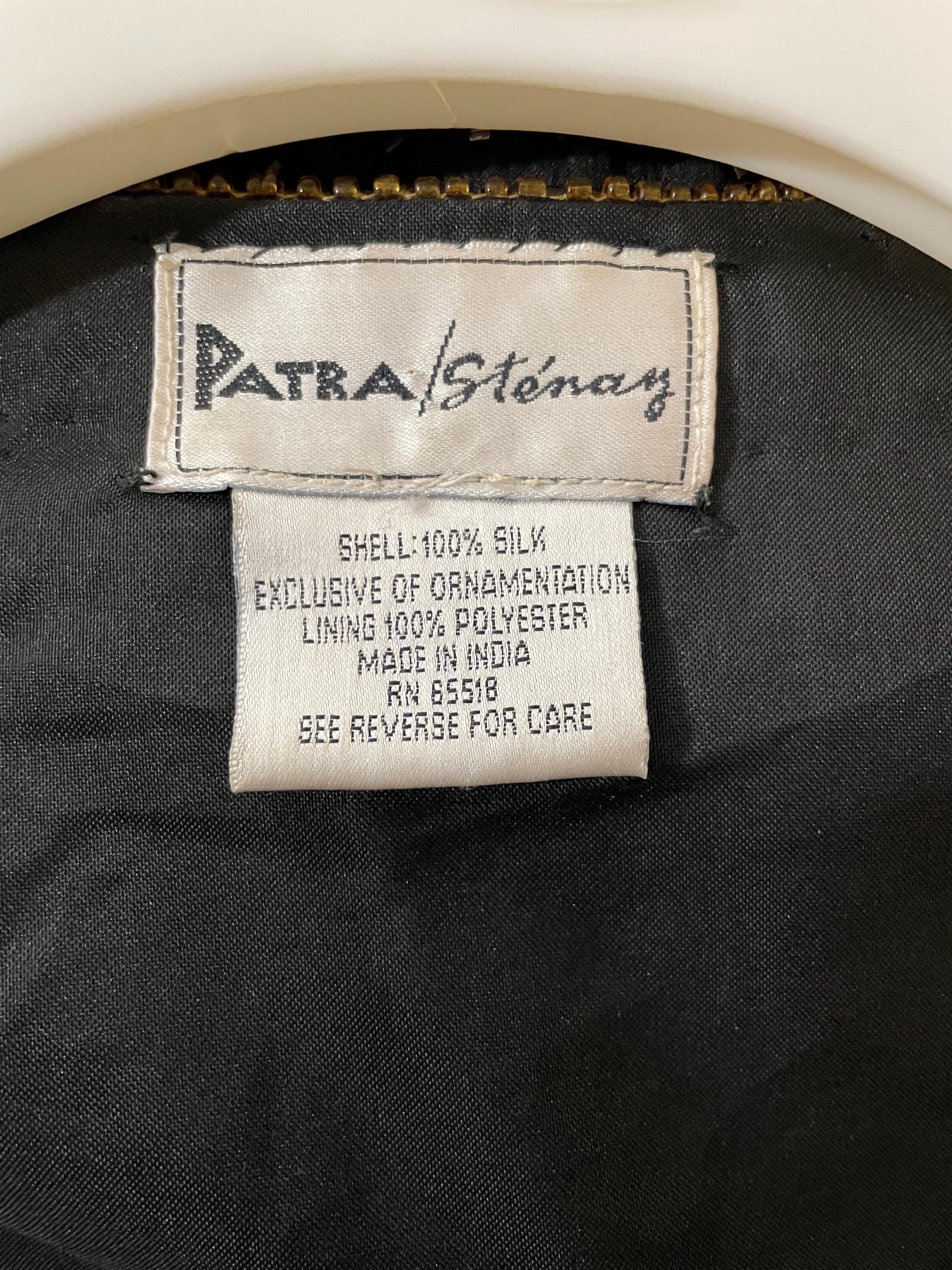 Vintage 1980s Patra Stenay Black and Gold Formal Beaded Jacket - Etsy