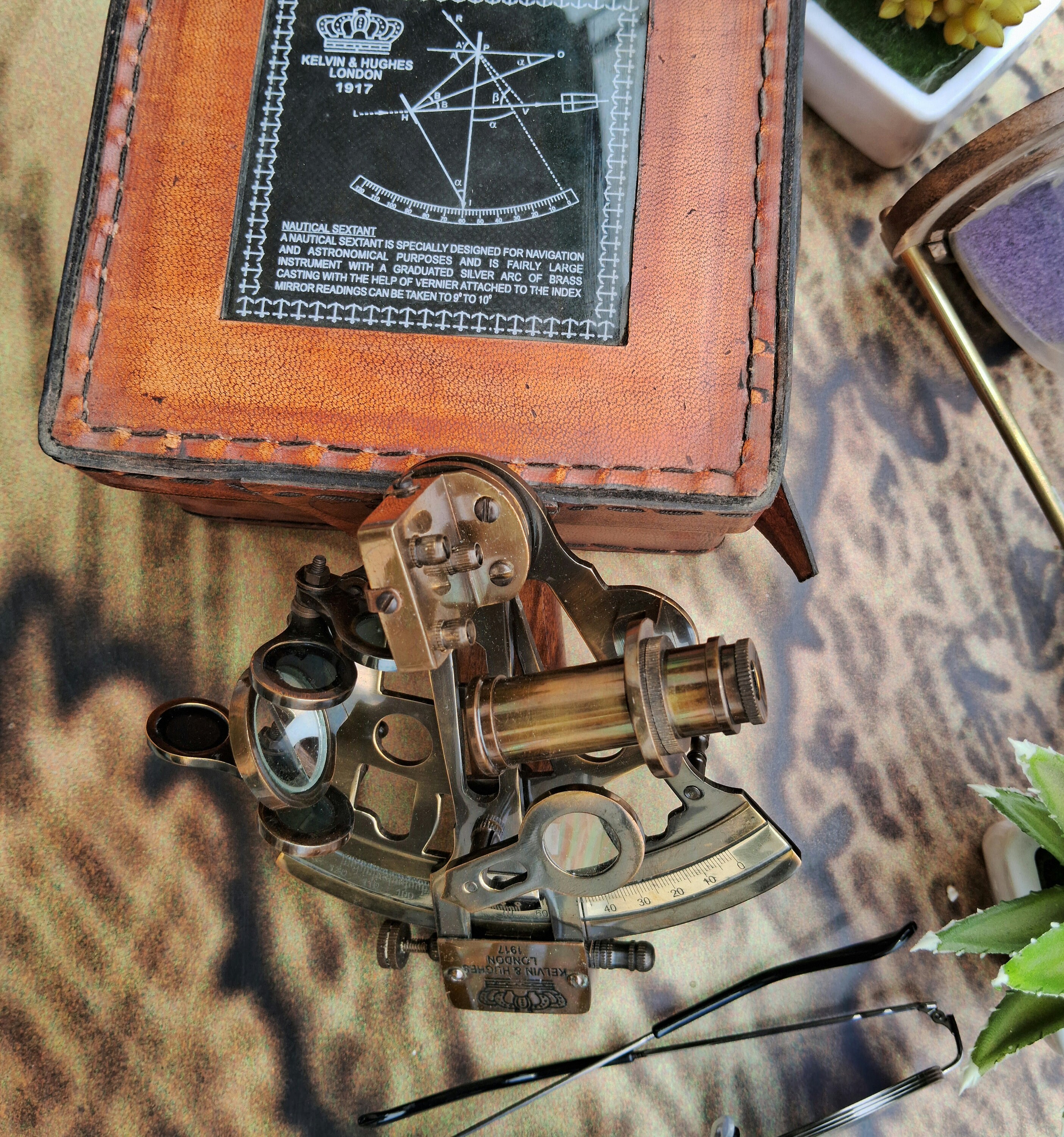 Nautical Brass Working Sextant I Maritime Navigational Instrument I ...