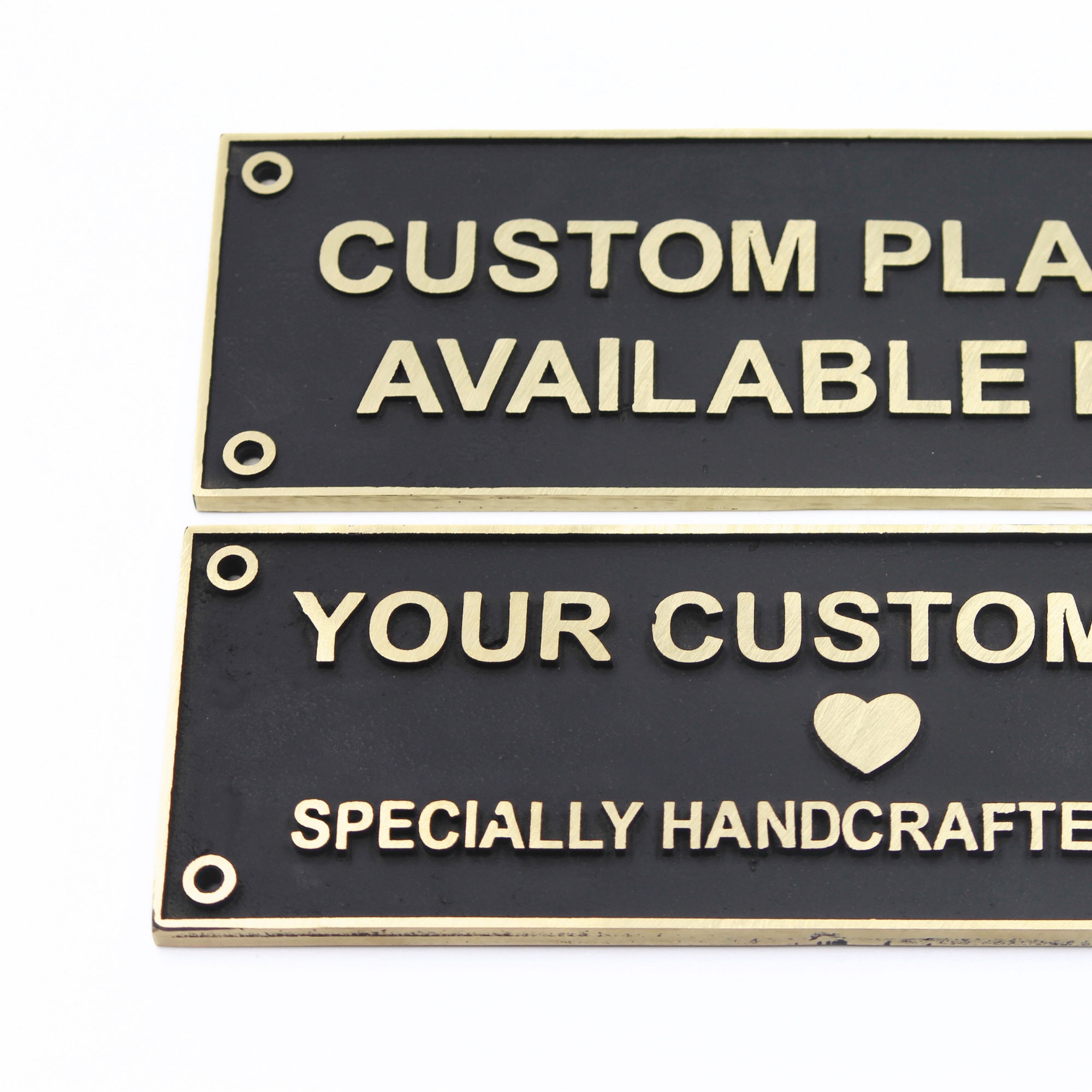Personalized Brass Plaque Ideal for Recognition Plaques, Name Plates ...
