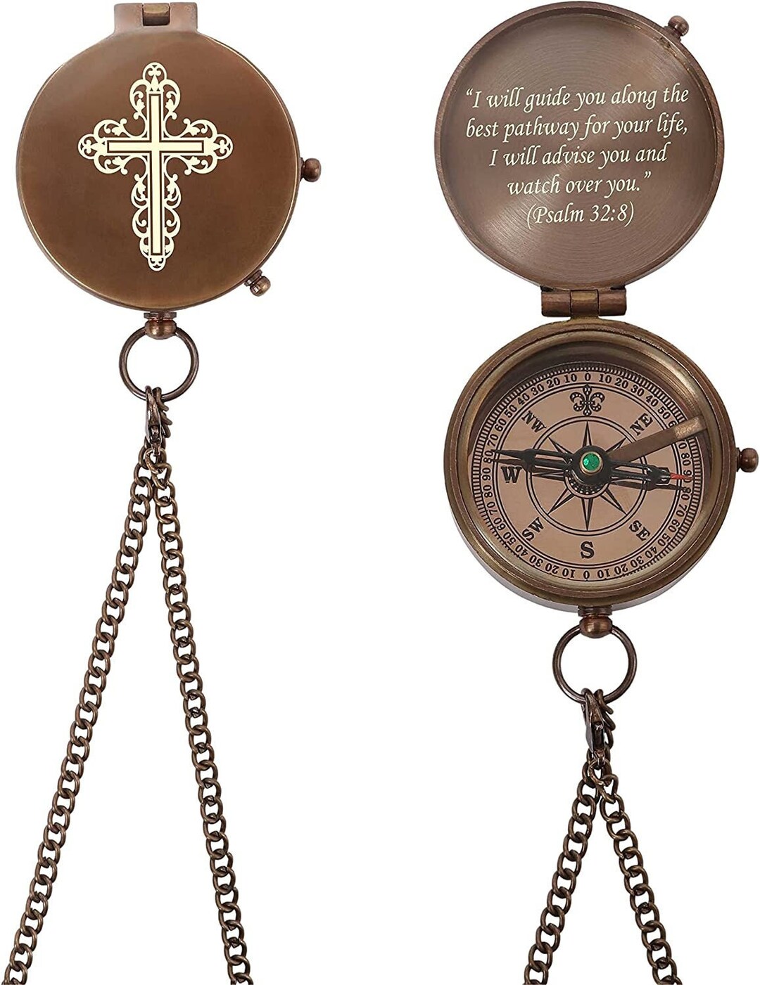 Personalized Brass Compass Anniversary Gifts for Men Brass Compass ...