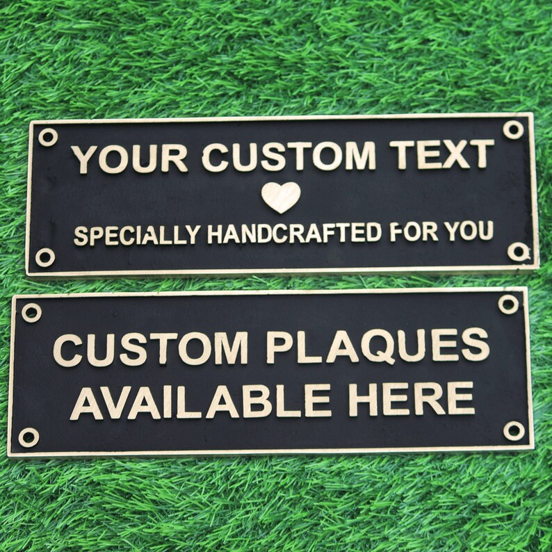 Personalized Brass Plaque Ideal for Recognition Plaques, Name Plates ...