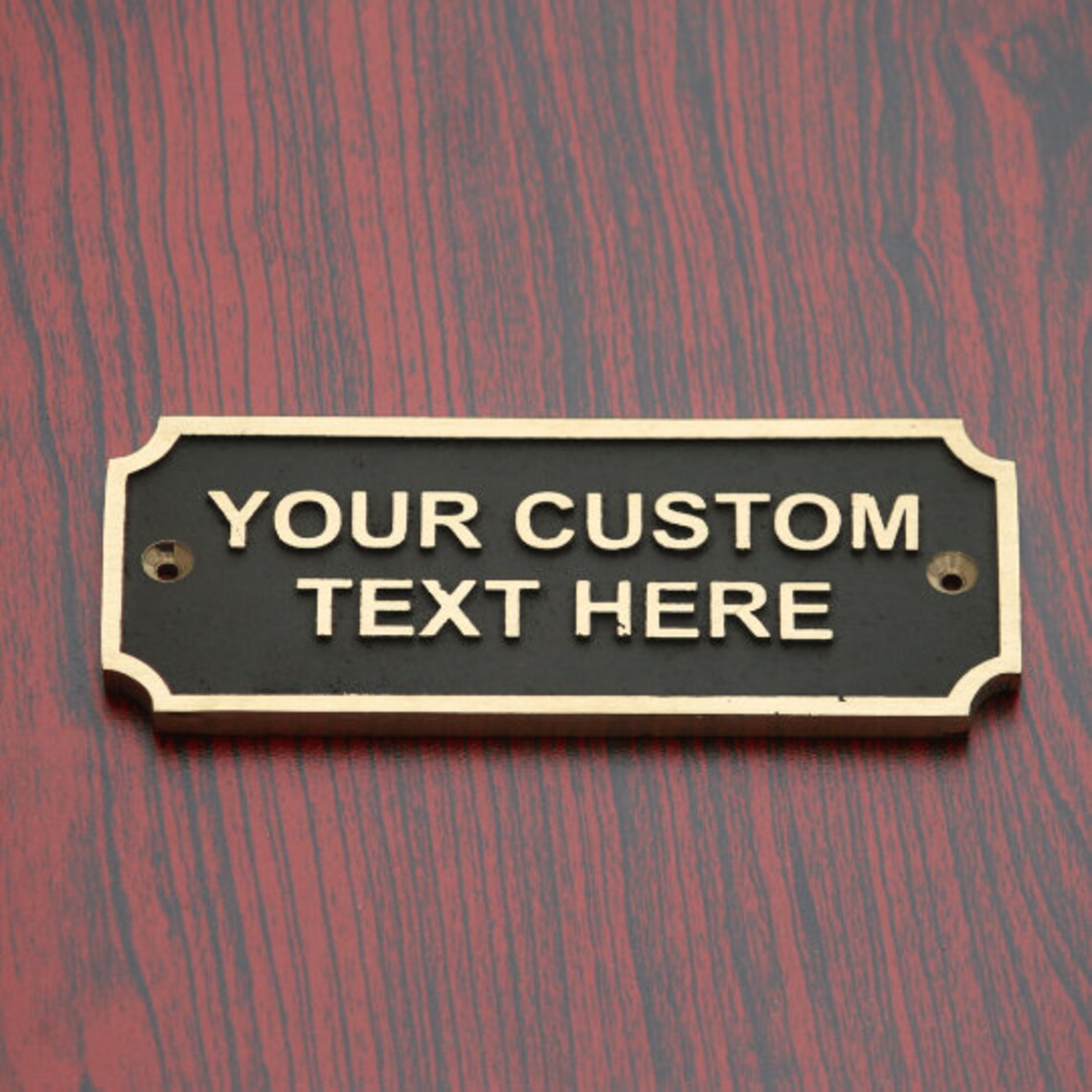 Personalized Brass Plaque Ideal for Recognition Plaques, Name Plates ...