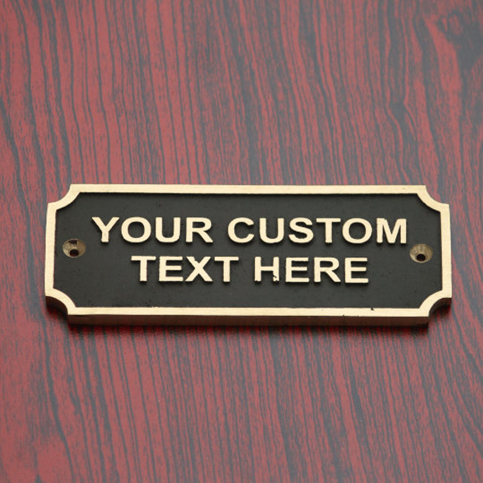 Personalized Brass Plaque Ideal for Recognition Plaques, Name Plates ...