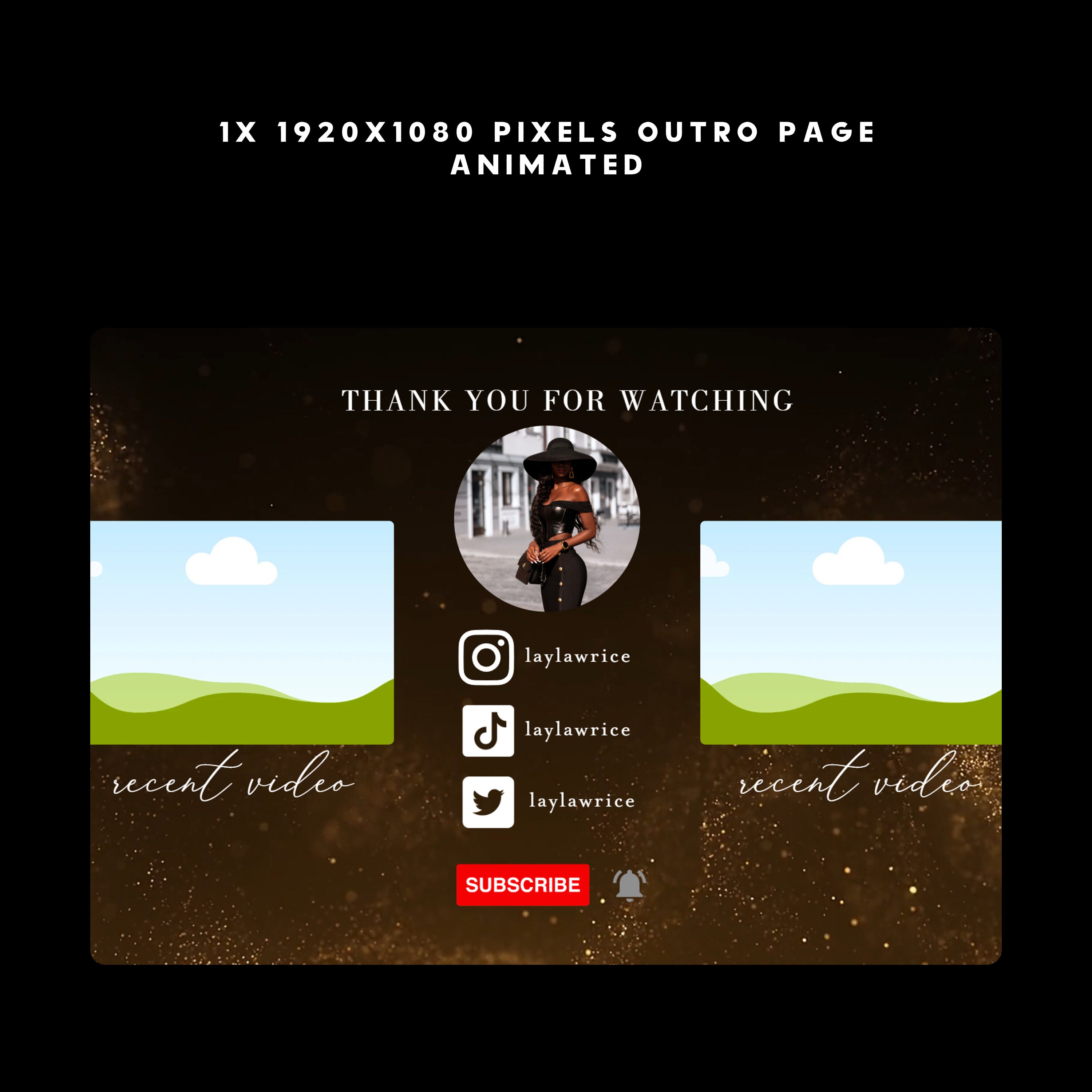 Youtube Branding Kit, Editable Banners, Intros & Outro Templates ...