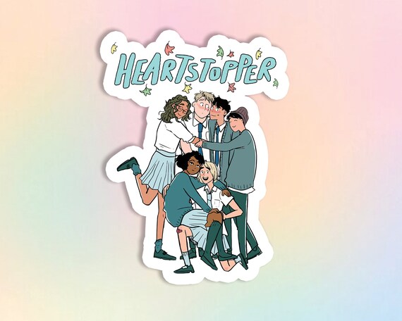 Heartstopper Sticker Heartstopper Logo Sticker Nick and - Etsy
