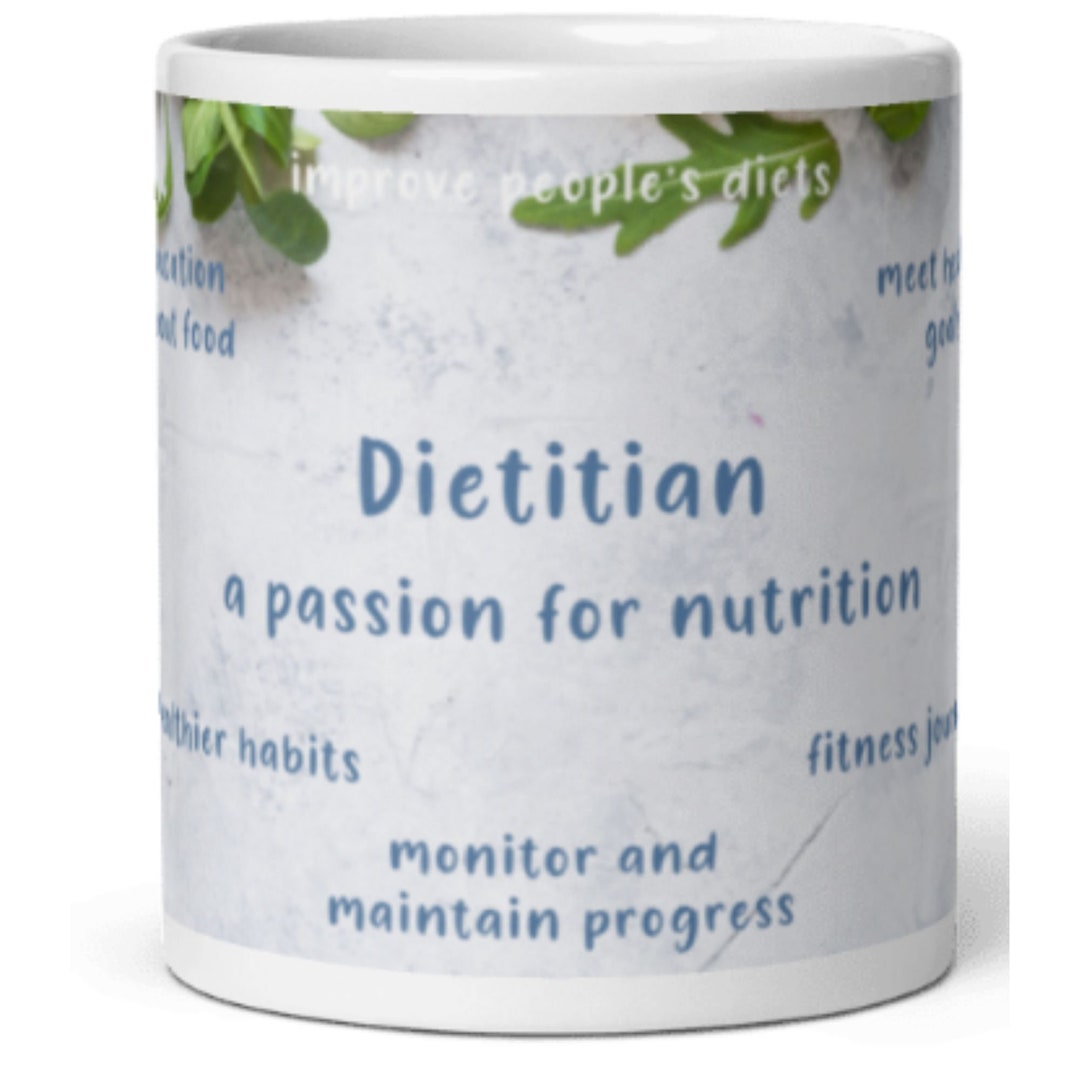 Dietitian Graduation Gift, Dietitian Cup, Nutrition Mug, Diet Coach ...