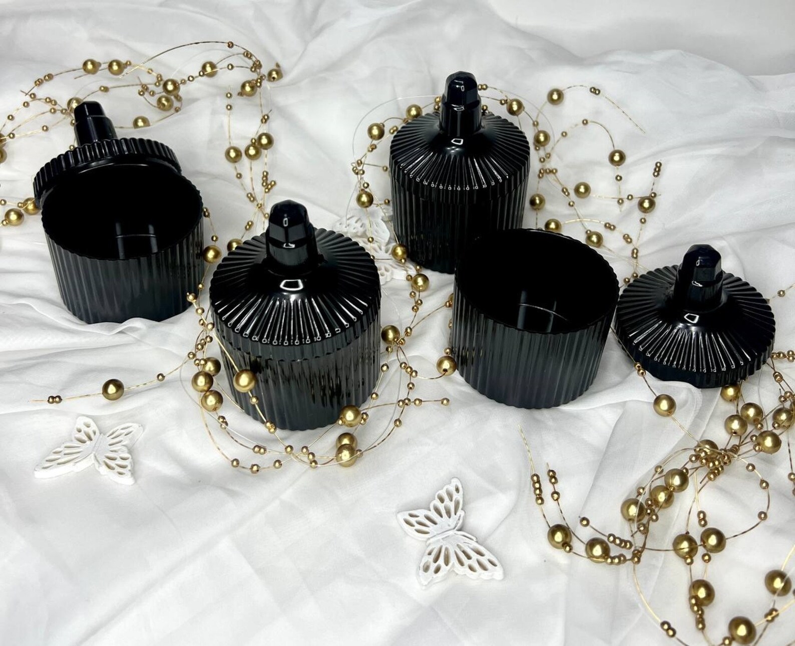 Black Acrylic Box With Lid 6x4x4 Cm, Suqare Plastic Box Acrylic Storage ...