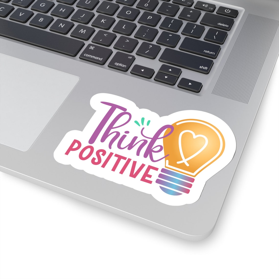 Think Positive Sticker Bright Colors Fun Stickers Must - Etsy