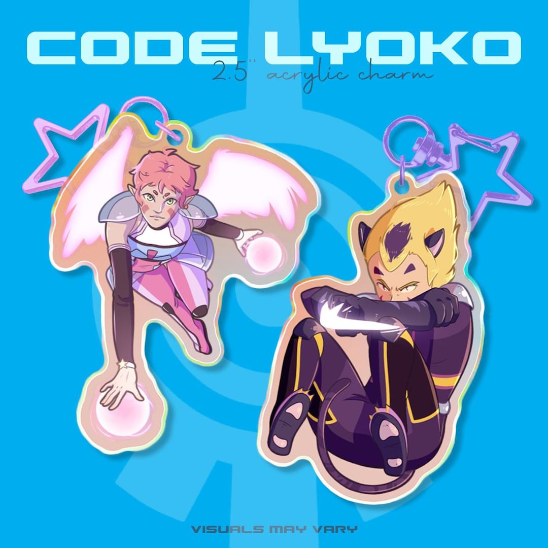PREORDER - CODE LYOKO Acrylic Charm - Etsy