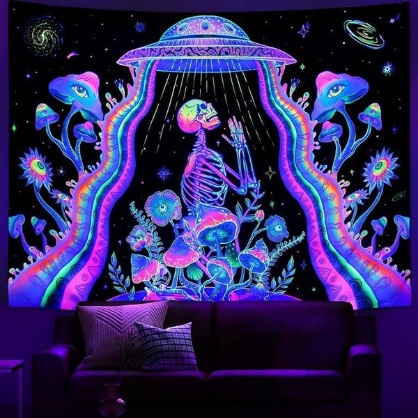 Ufo Tapestry - Etsy