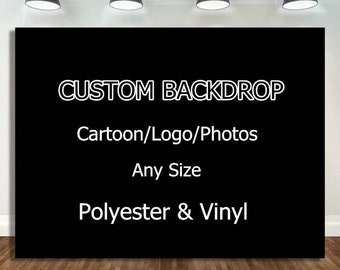 Custom Logo Photo Backdrop - Etsy