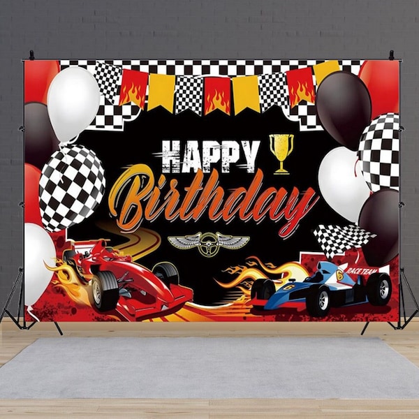 Racing Backdrop - Etsy