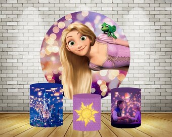 Tangled Rapunzel Backdrop Tangled Rapunzel Banner Tangled - Etsy