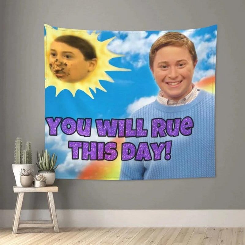 Funny Tapestry, Nevel Papperman Rue This Day Meme Tapestry sold by ...