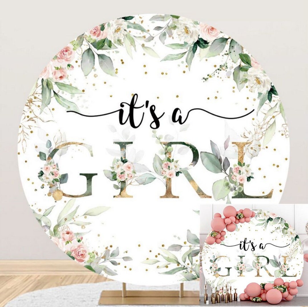 Round Photography Backdrop Cover Photo Backdrop Flowers Plant - Etsy