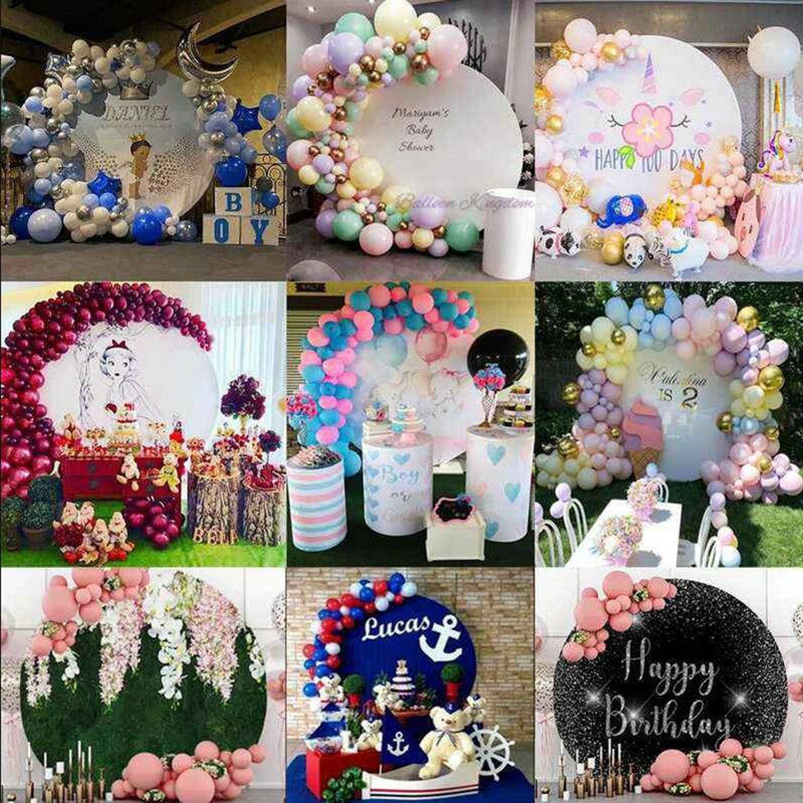 Mickey Mouse Minnie Round Photography Backdrop Adult Kids - Etsy