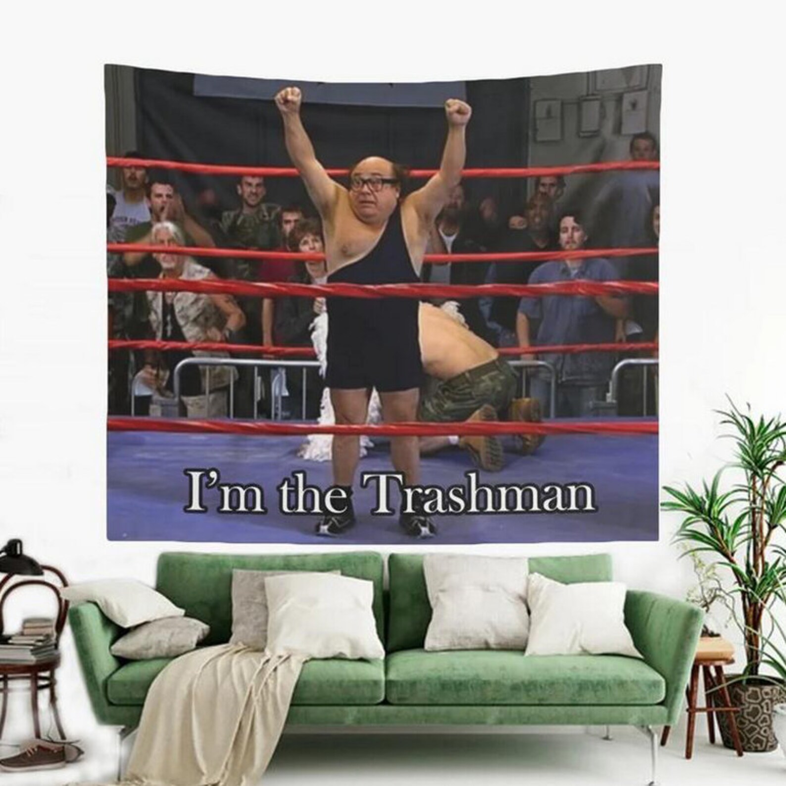 Danny Devito Trashman Tapesty Aesthetic the Trash Man Lag - Etsy UK