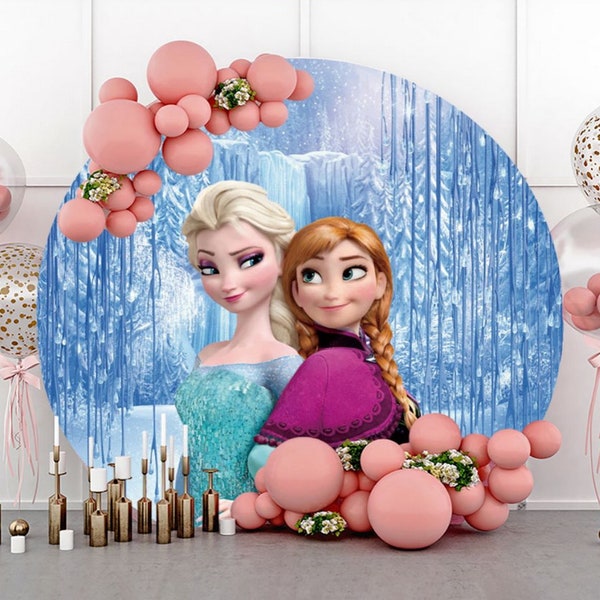 Frozen Backdrop - Etsy