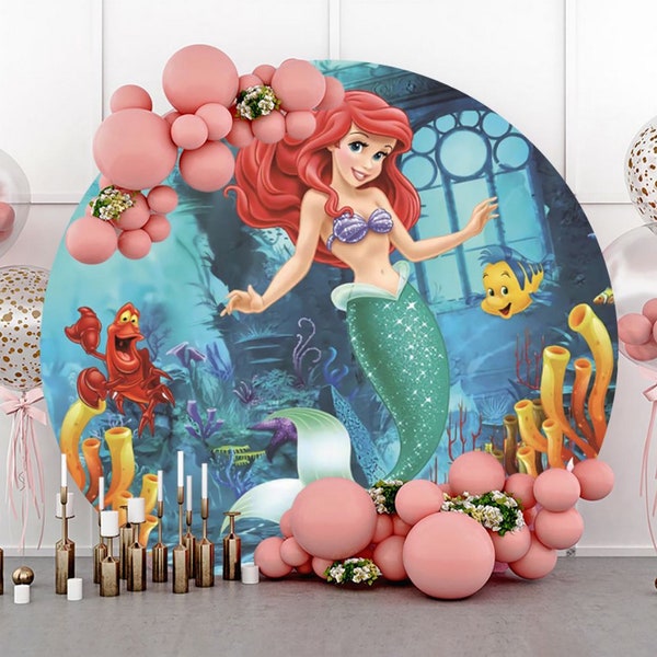 Mermaid Party Backdrop - Etsy