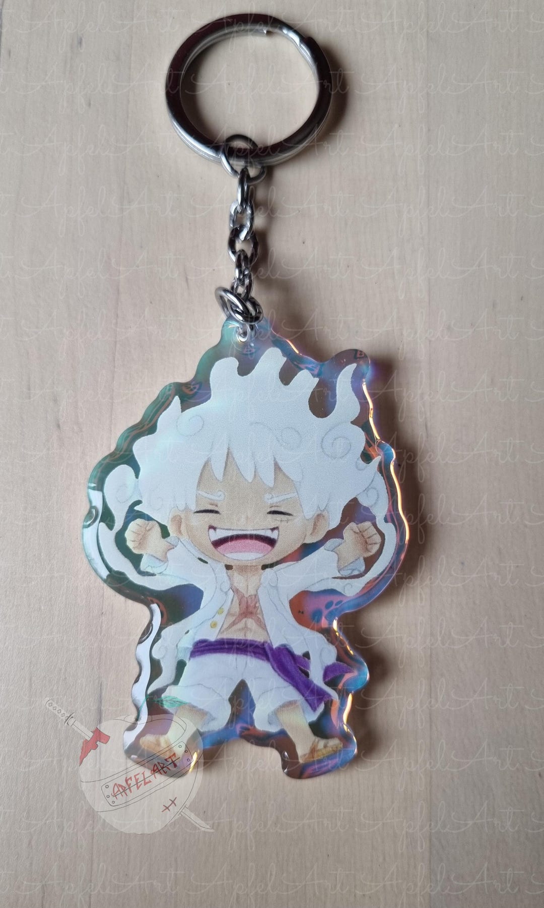 Luffy Gear5 Keychain - Etsy