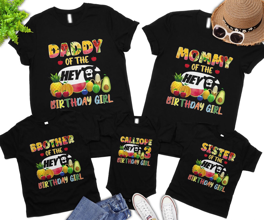 Fruit Birthday Shirt, Hey Bear Sensory Birthday Shirt, Dancing Fruit ...
