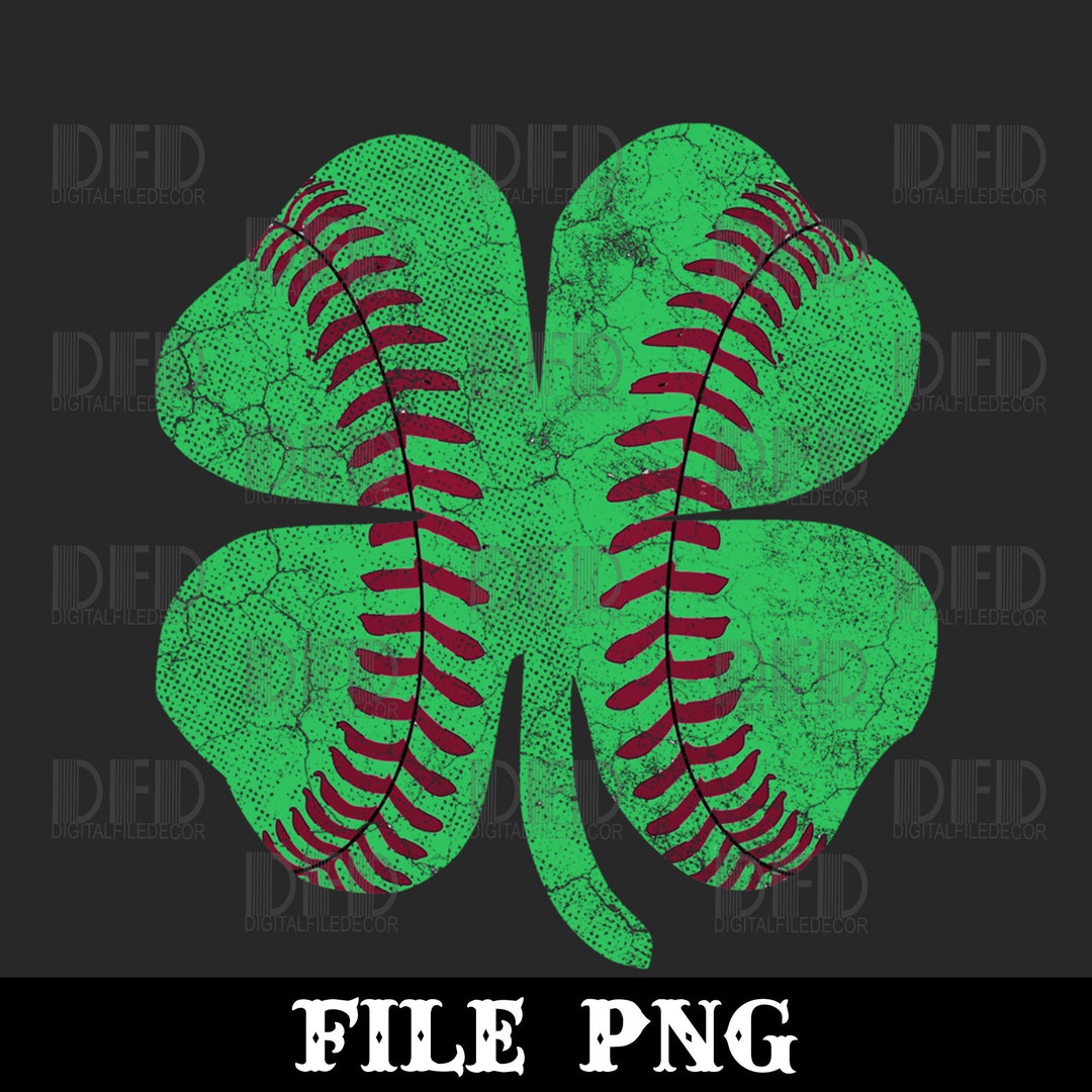 St Patricks Day Shamrock Baseball Saint Paddy's Kids Boys Png Digital ...