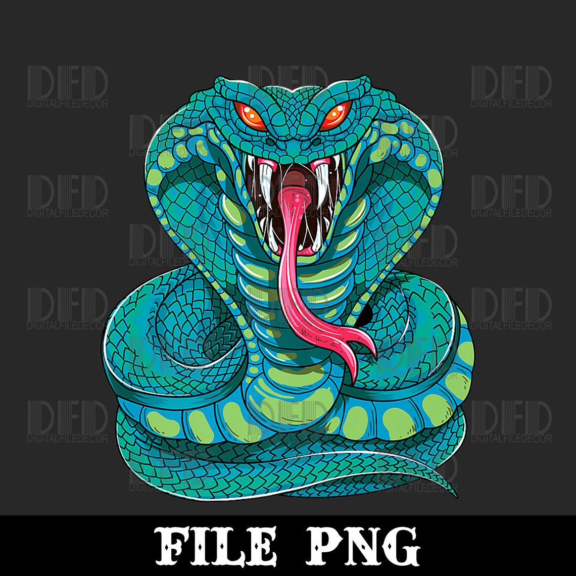 King Cobra Png Digital Download - Etsy