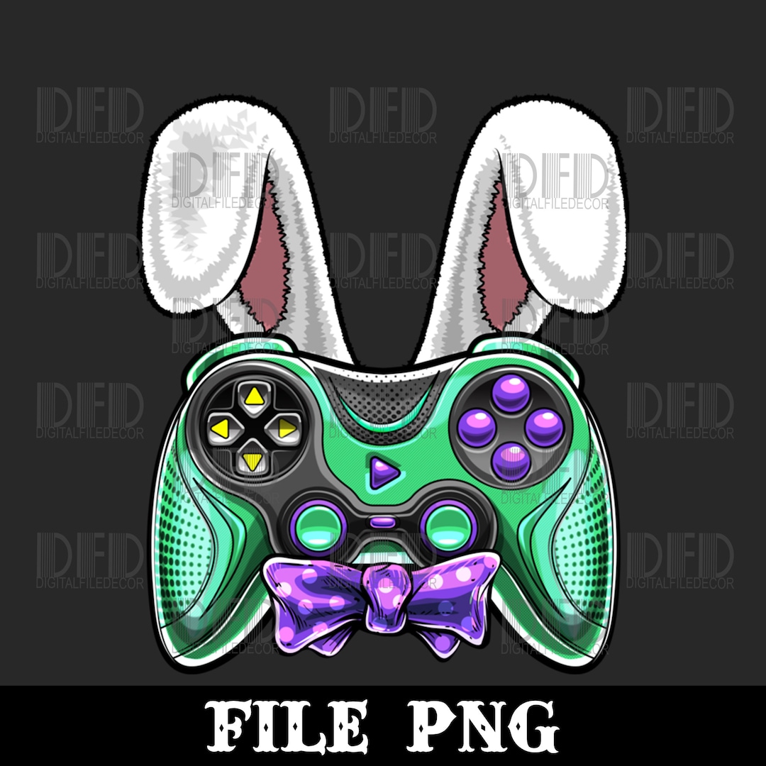 Happy Easter Video Game Controller Easter Bunny Costume Boys Png ...