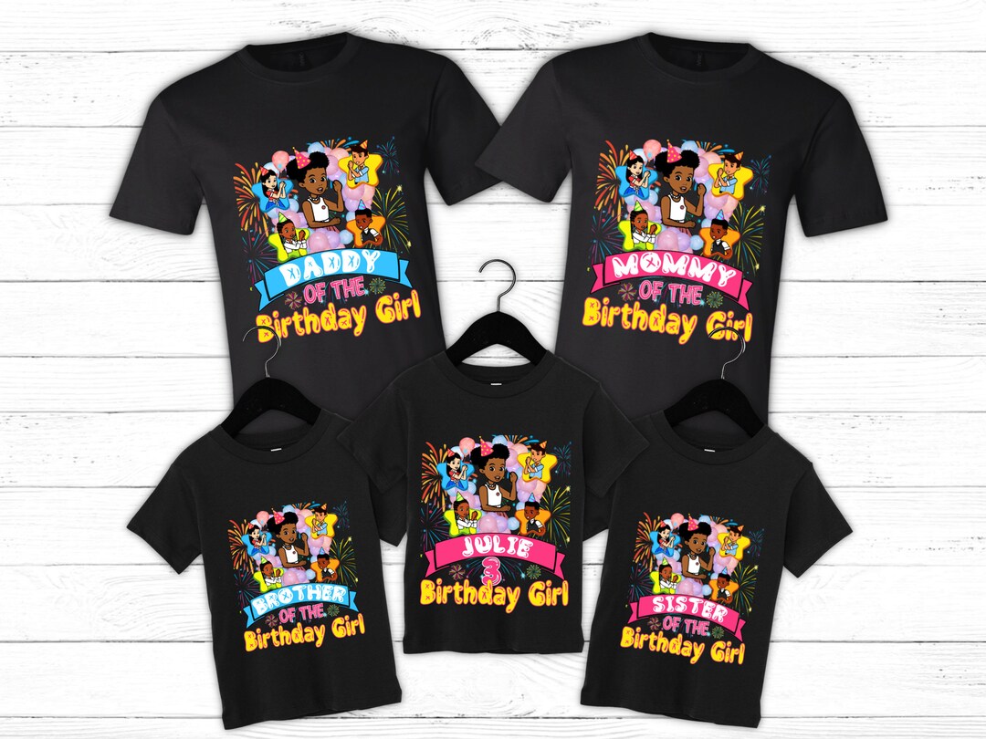 Gracie's Corner Birthday Family Shirts, Dolls Birthday Party Shirts ...