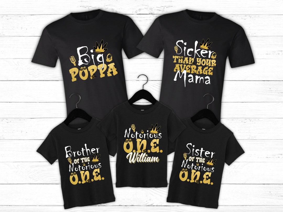 The Notorious ONE Shirt, First Birthday Shirt, the Big One Shirt, 1st ...