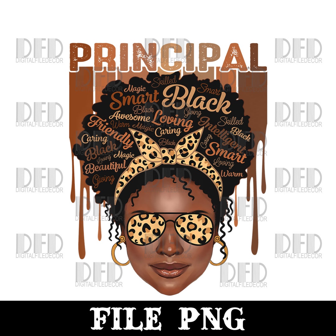 Black Woman Principal Png Afro Smart African American Love Melanin Png ...