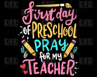 Back to School for Preschoolers Pre K PNG Kindergarten First Day of ...