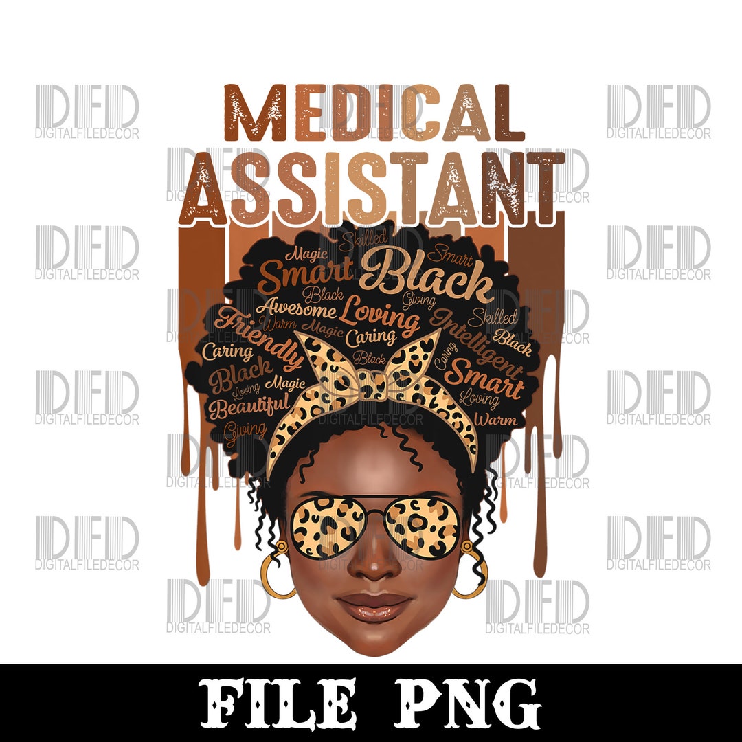 Black Woman Medical Assistant Png Afro Smart African American Love ...