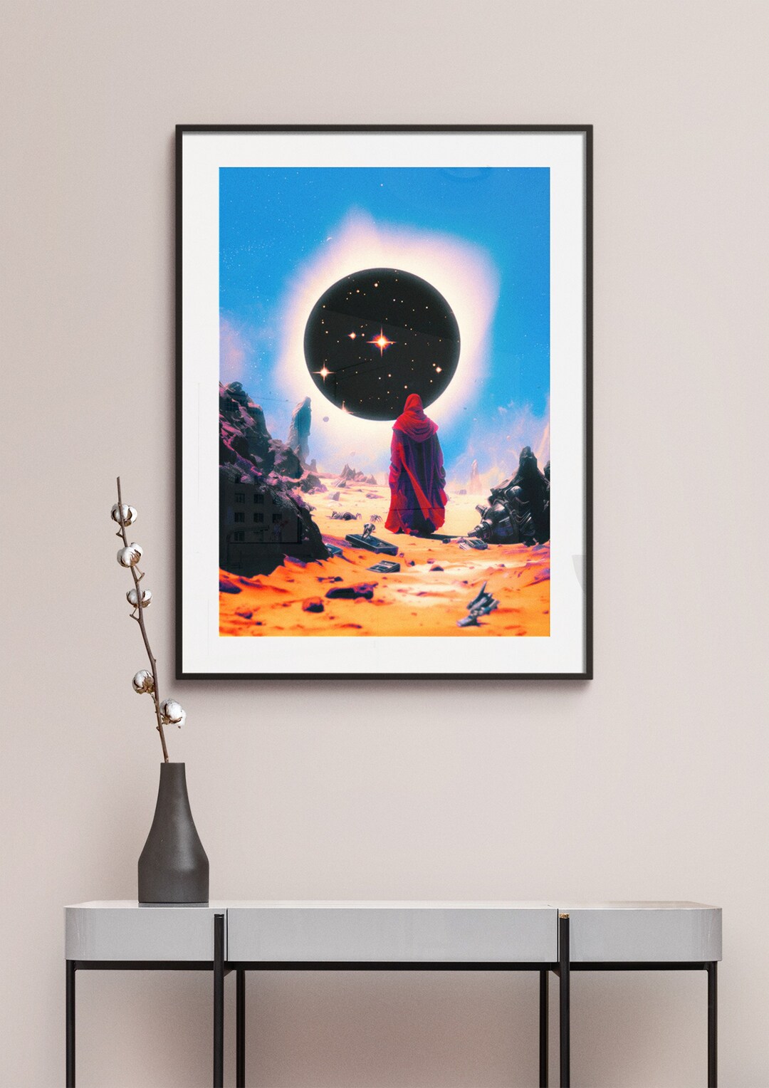 Celestial Guardian | Sci-fi Space Poster and Art Print - Etsy