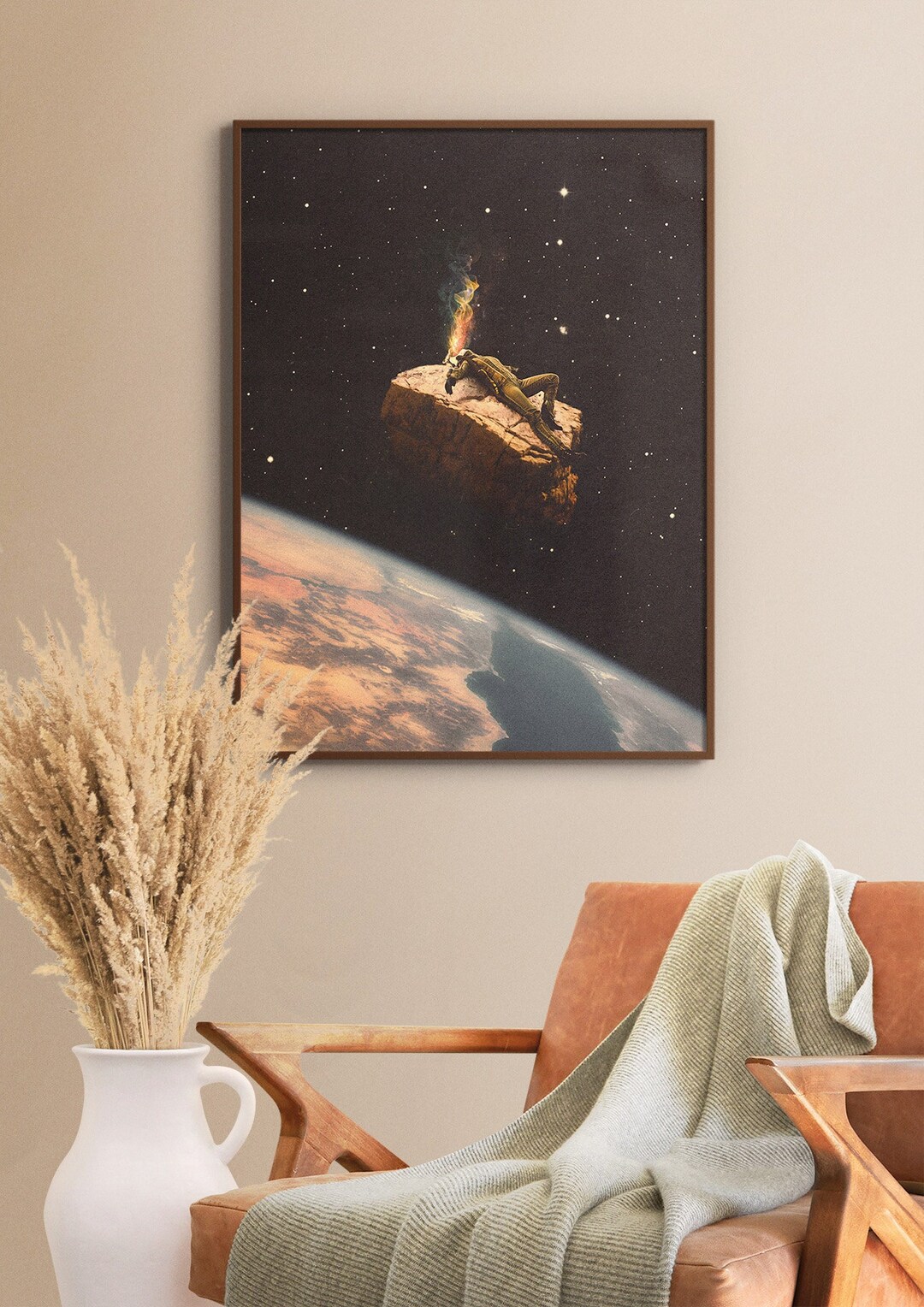 Surrender | Retro Futurism | Cosmic Poster | Nasa Astronaut | Vintage ...