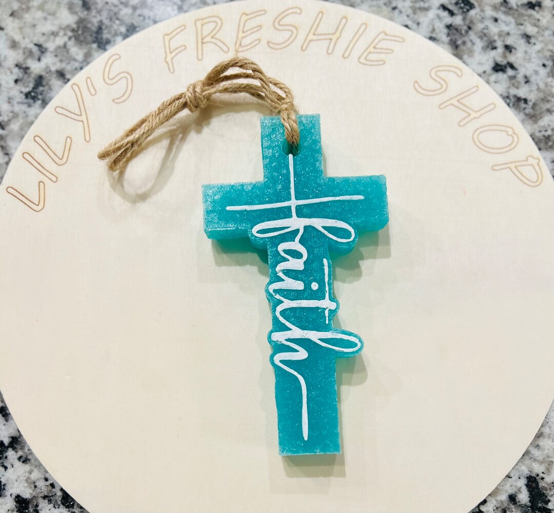 Faith Cross Freshie Spiritual Christian Year Round Can Be Made in Any ...