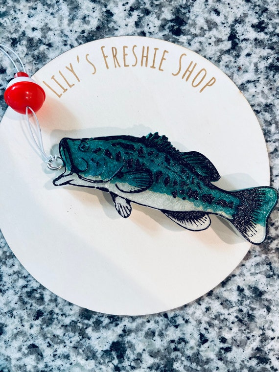 Bass Fish With Bobber Car Freshie - Etsy