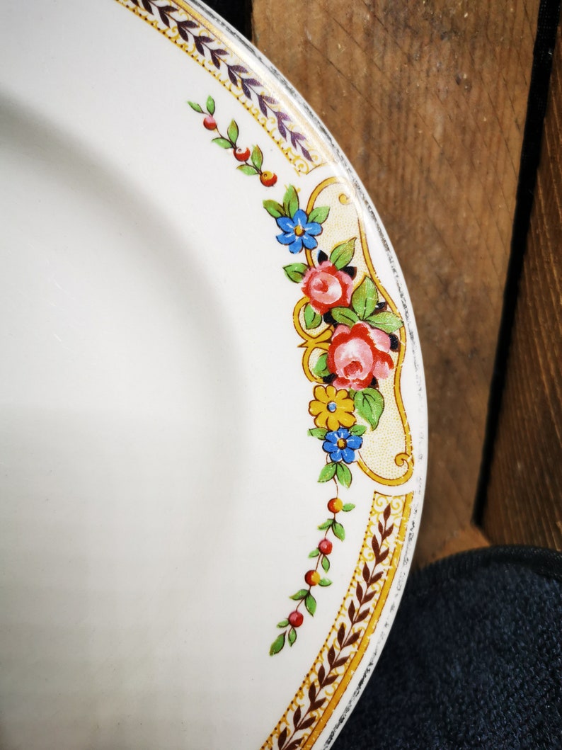 J&G Meakin Sol 391413 Oval Plate C.1912 Onwards - Etsy