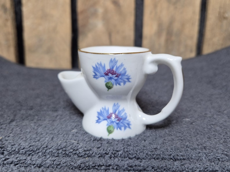 Vintage Miniature Shaving Scuttle Mug by Hammersley England - Fine Bone ...