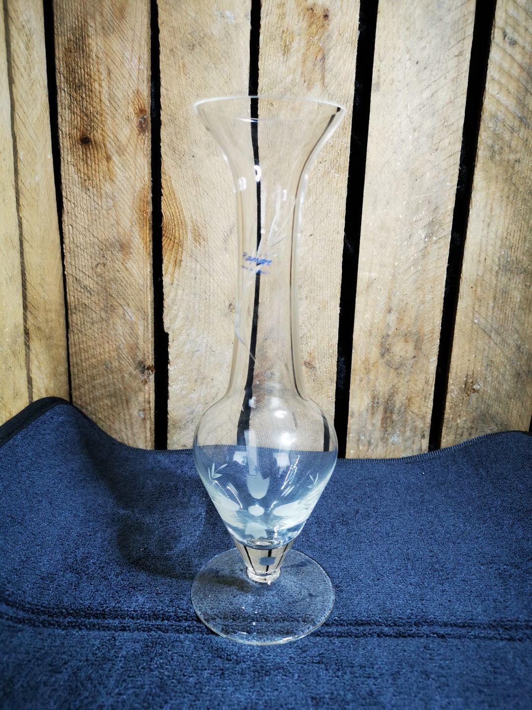 Vintage Rayware Glass Vase, Unusual Shape - Etsy