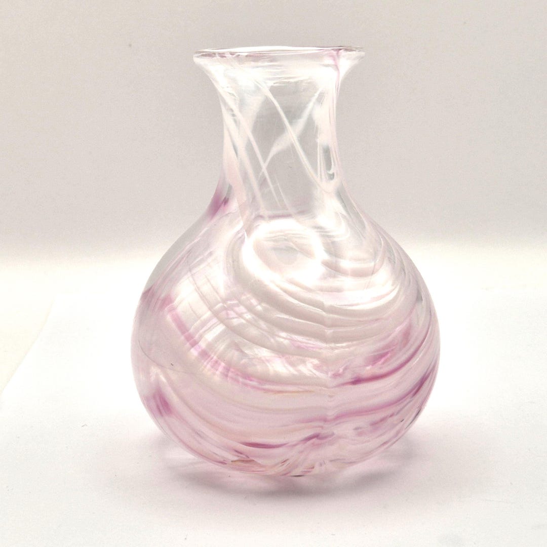 Vintage British Studio Glass Vase by Adrian Sankey – Hand-blown Lead ...