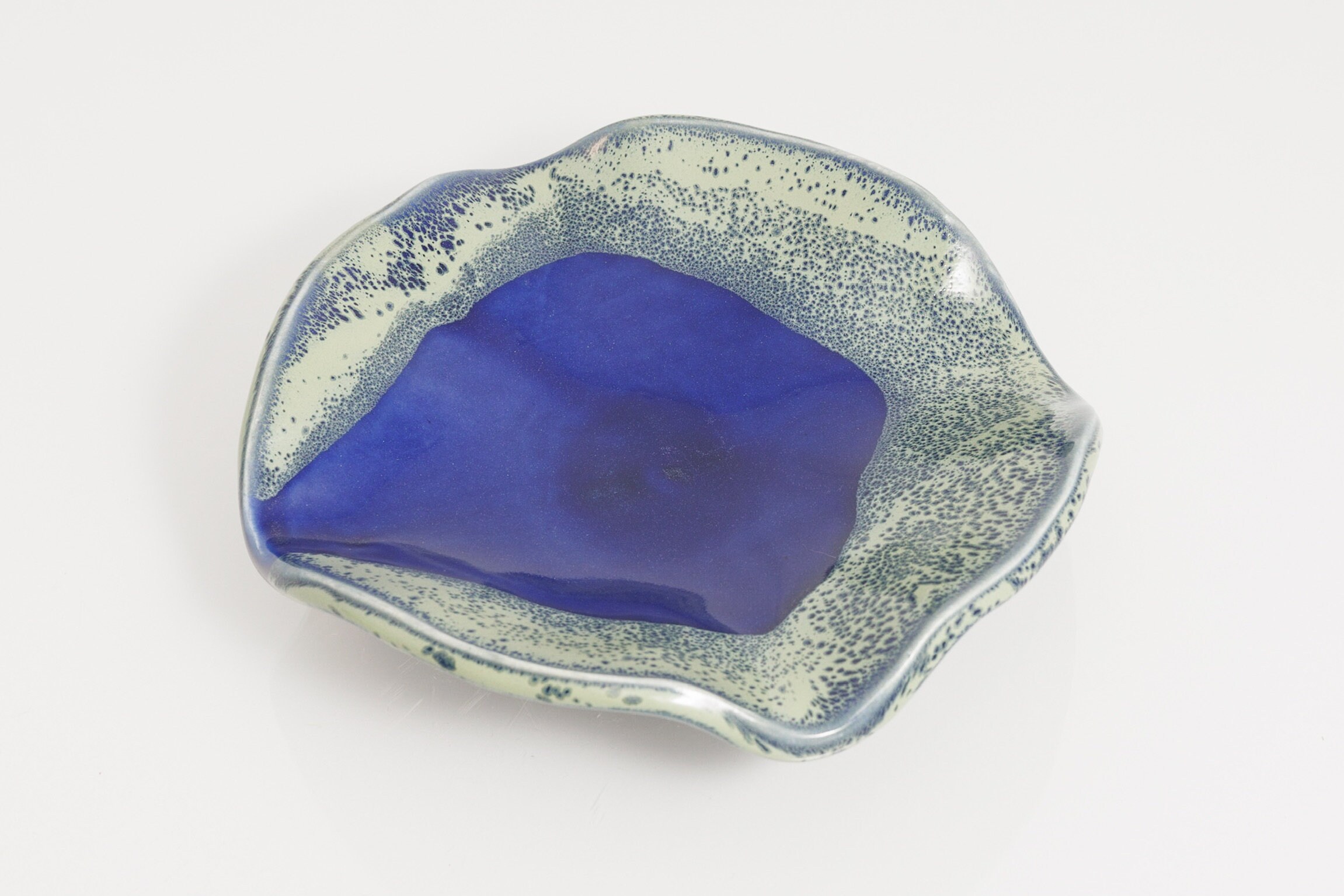 Slab Built Large Pottery Platter Decorated in Our Aussie Kelp Glaze - Etsy