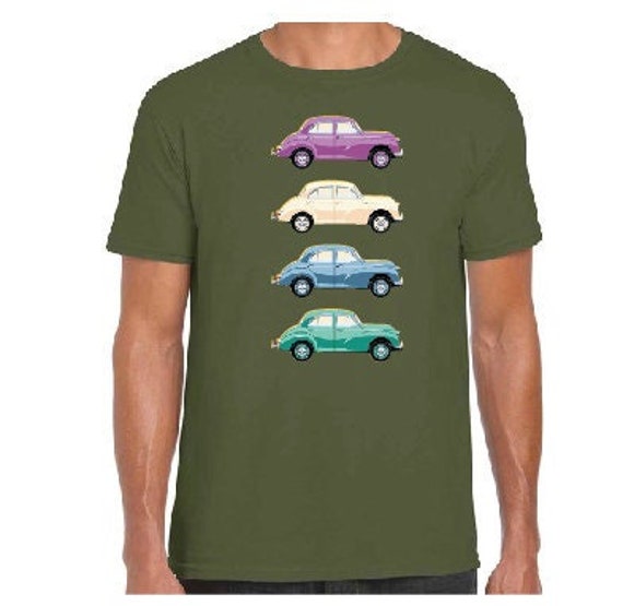 Morris Minor Classic Car Design Printed Tshirt - Etsy