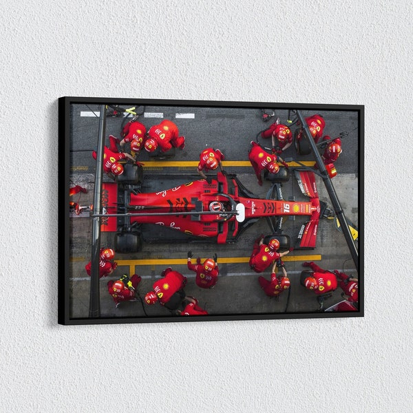Formula 1 Pit Stop Poster - Etsy