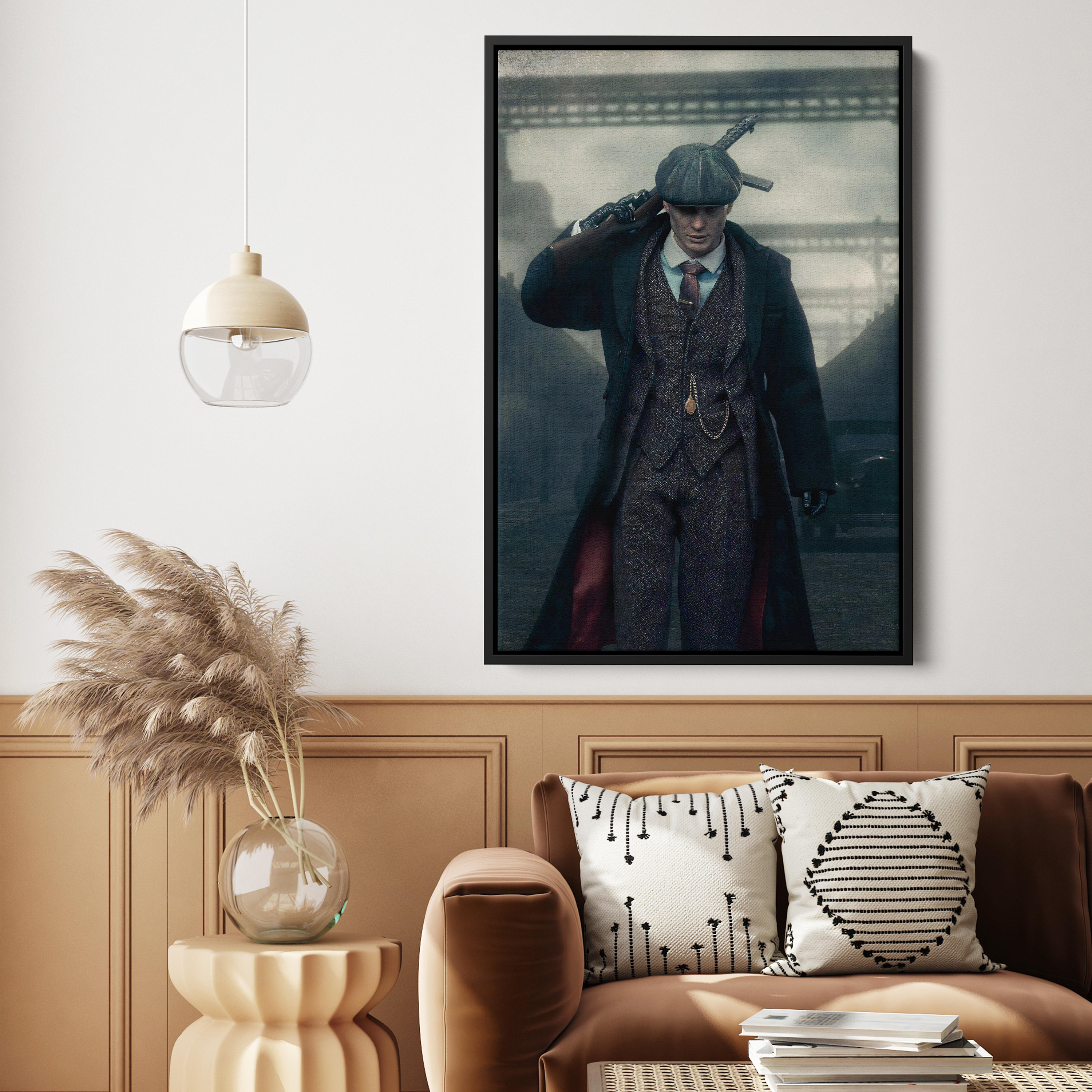 Thomas Shelby Canvas, Peaky Blinders, Wall Art Canvas, Thomas Shelby ...